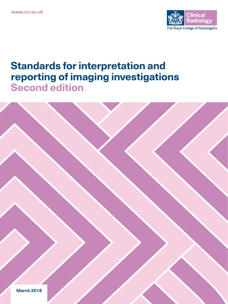 Standards For Interpretation Reporting | PDF | Radiology | Medical Imaging