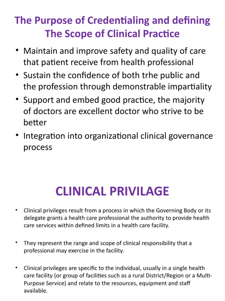 Clinical Privilage Process | PDF | Competence (Human Resources ...