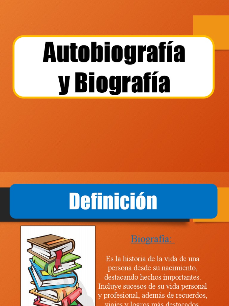 Biografia y Autobiografía | PDF