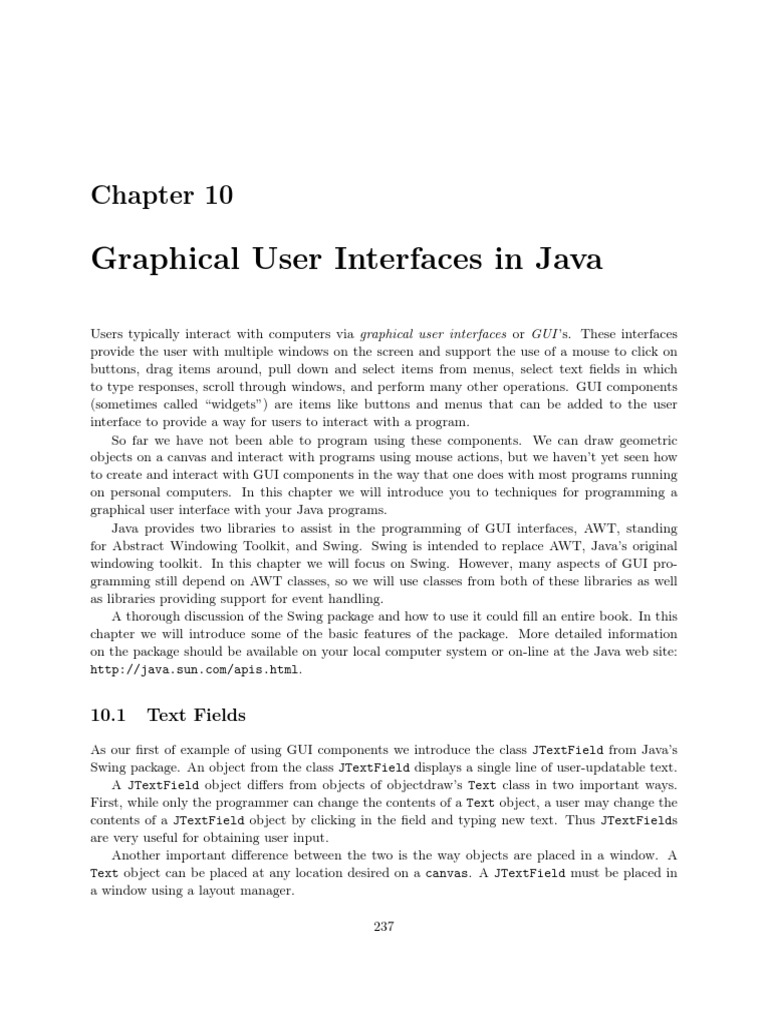 Gui Pdf Pdf Class Computer Programming Method Computer