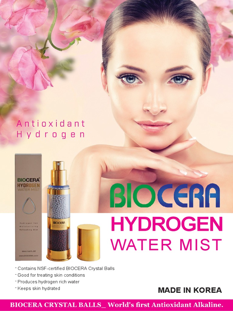 BIOCERA HYDROGEN WATER MIST (Product) | Download Free PDF | Antioxidant ...