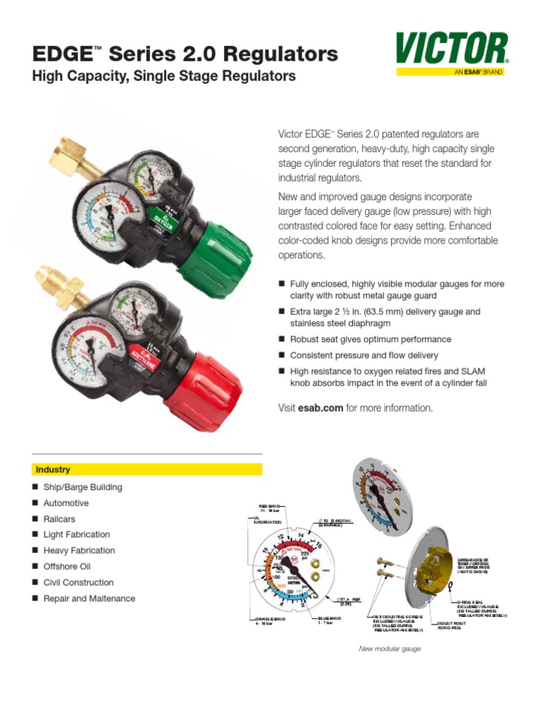 Edge Series 2.0 Regulators: High Capacity, Single Stage Regulators ...
