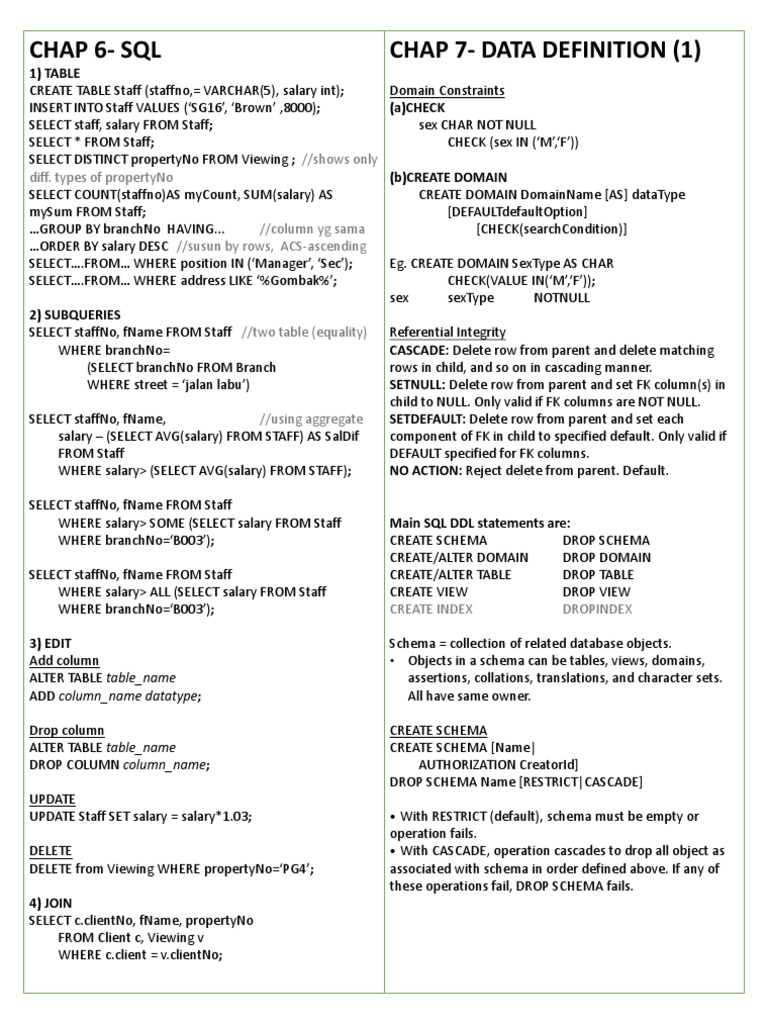 Database Note PDF | PDF | Data Model | Conceptual Model Database Note PDF | PDF | Data Model | Conceptual Model