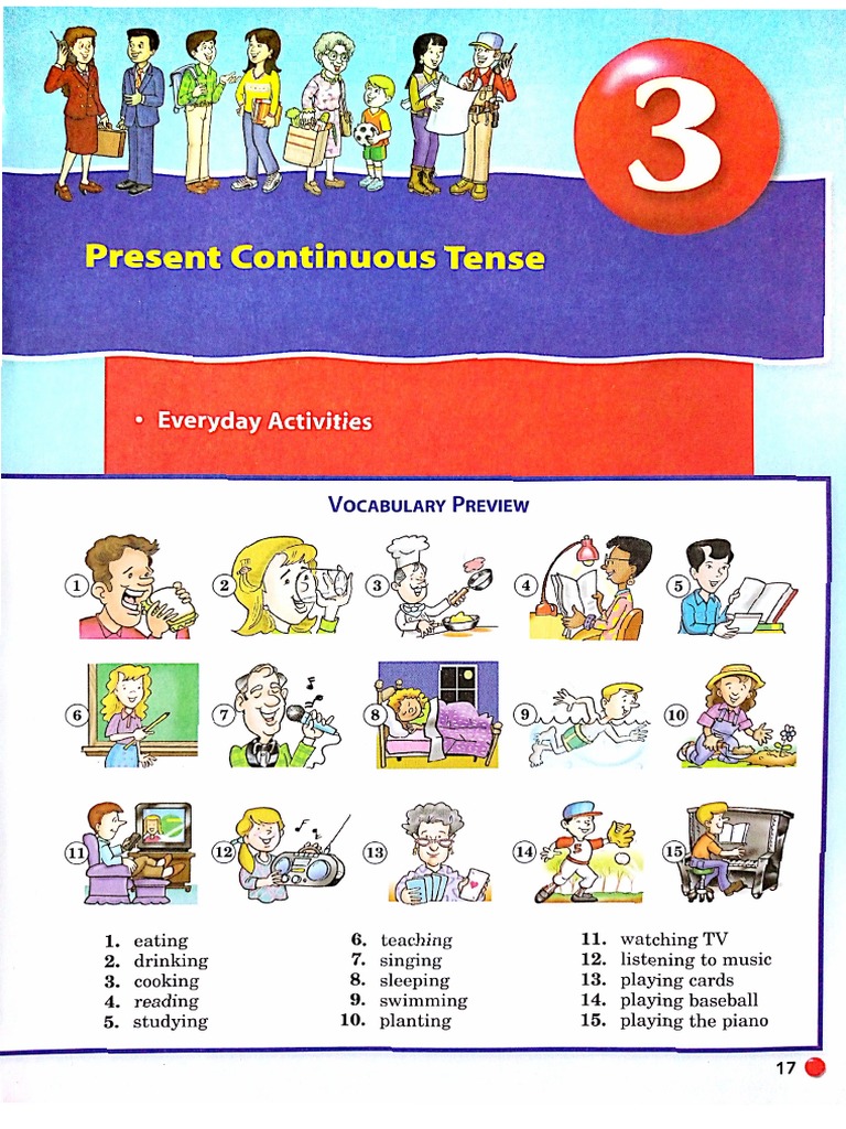 Lesson 3 Present Continuous Tense | PDF