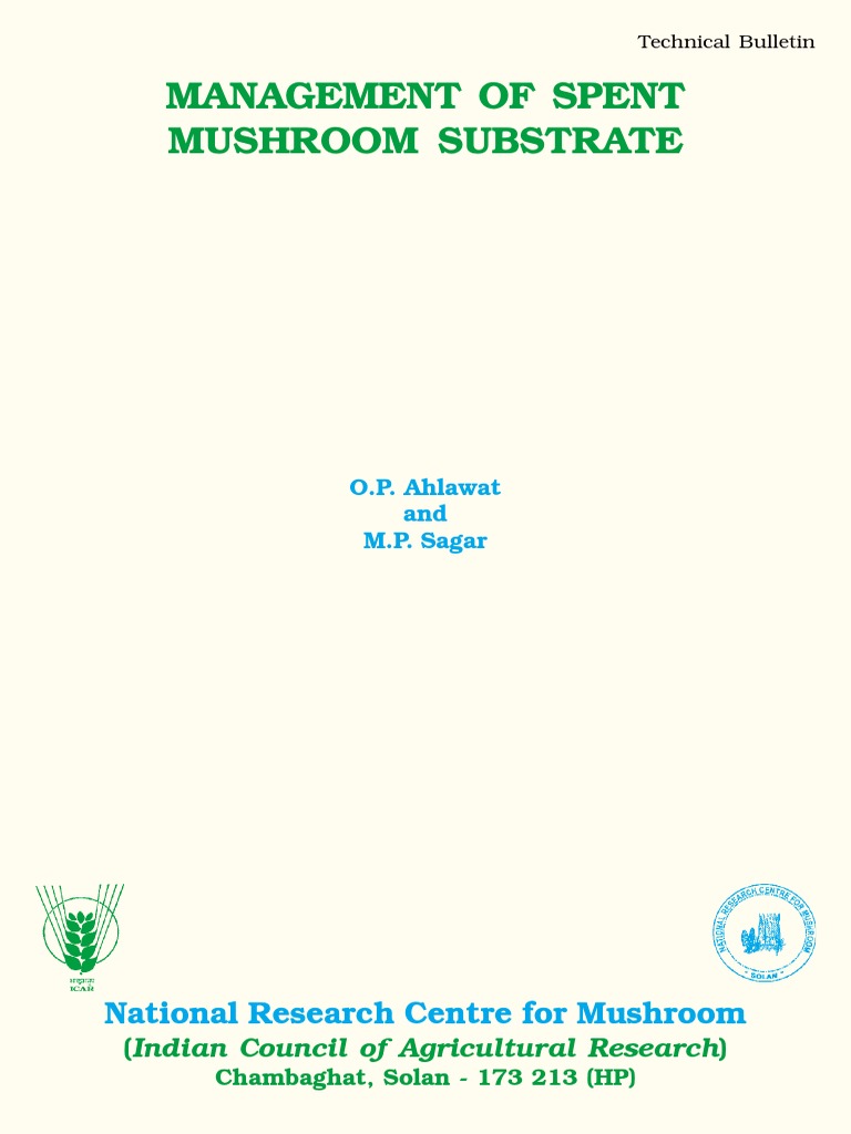 Bul-Spent Mushroom Substrate (SMS) | PDF | Manure | Soil