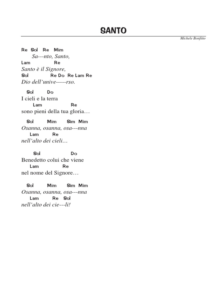 Santo - Bonfitto PDF | PDF