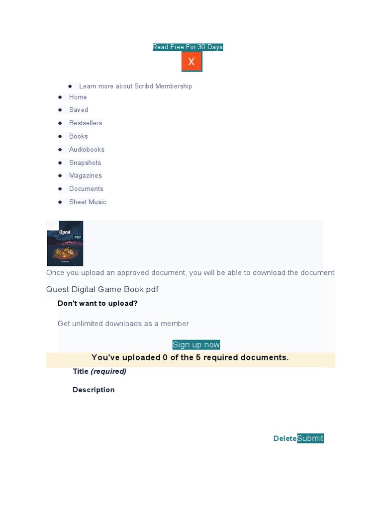 Learn More About Scribd Membership Home Saved Bestsellers Books ...