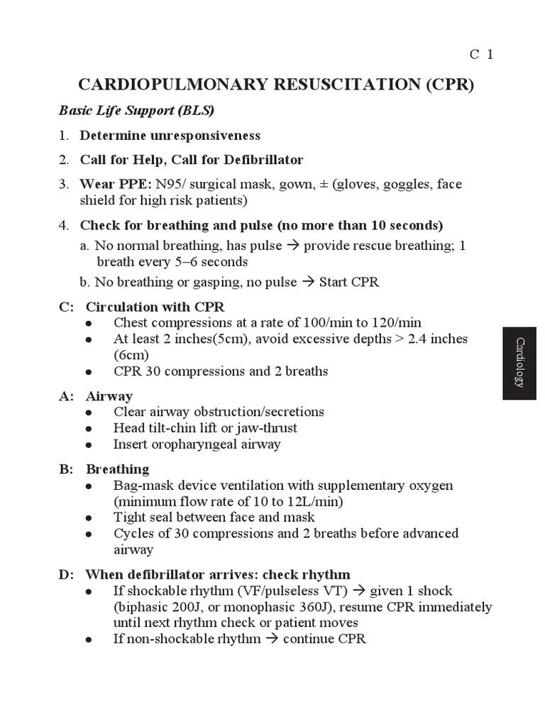 Determine Unresponsiveness Call For Help | PDF