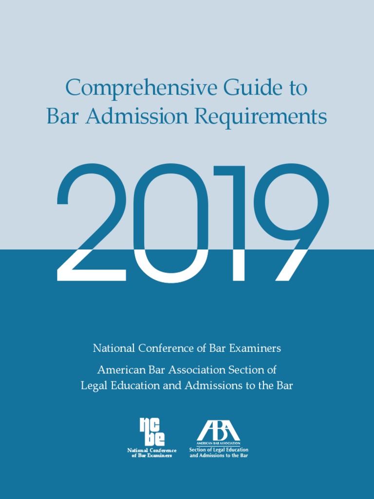 Comprehensive Guide To Bar Admission Requirements | PDF | Law School ...