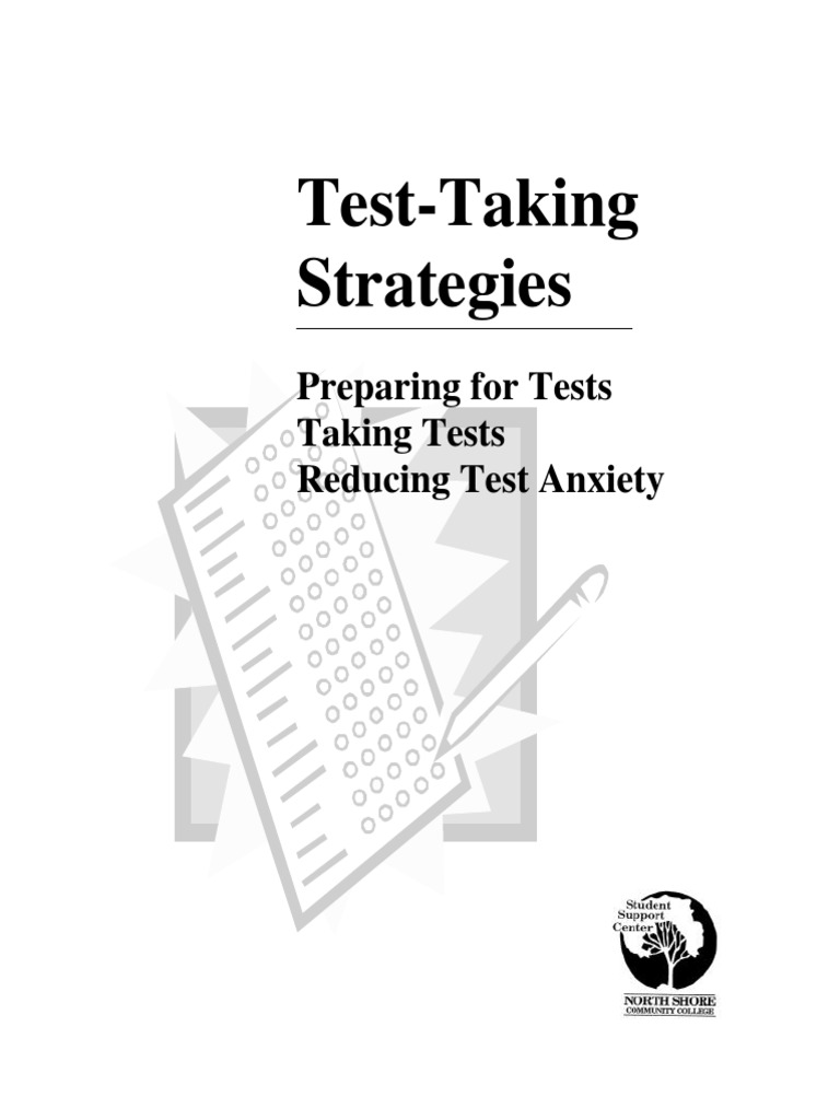 Test-Taking Strategies: Preparing For Tests Taking Tests Reducing Test ...