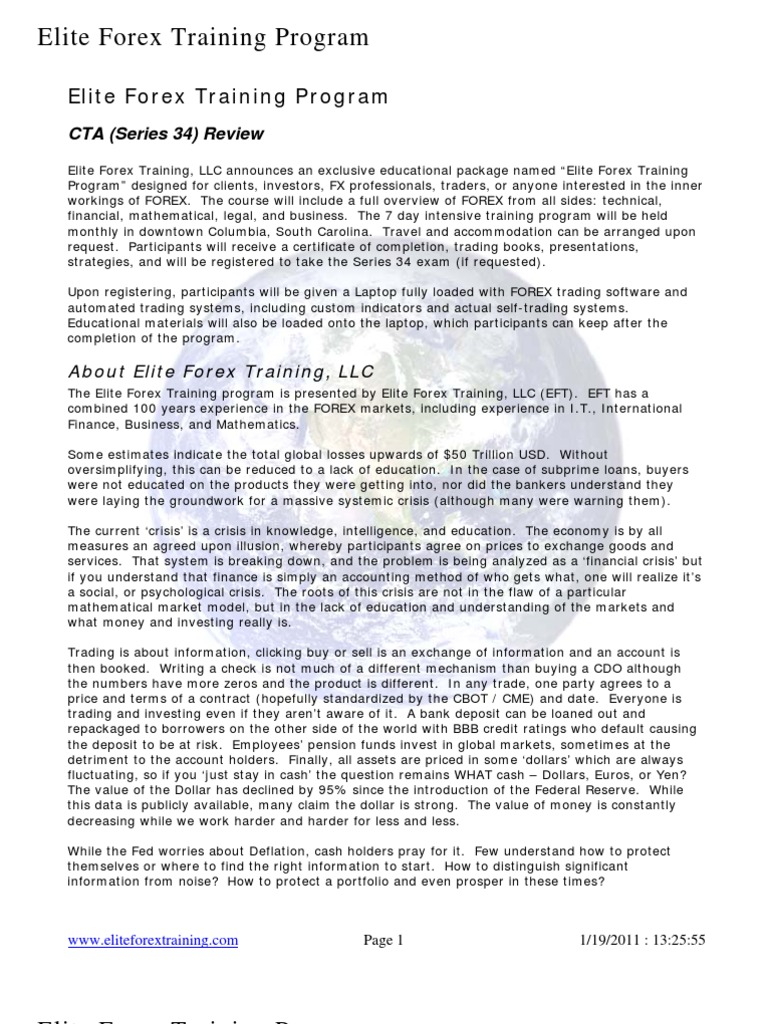 FX Training Series34 Review v3 | PDF | Foreign Exchange Market ...