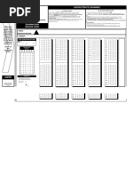 Sample Answer Sheet | PDF
