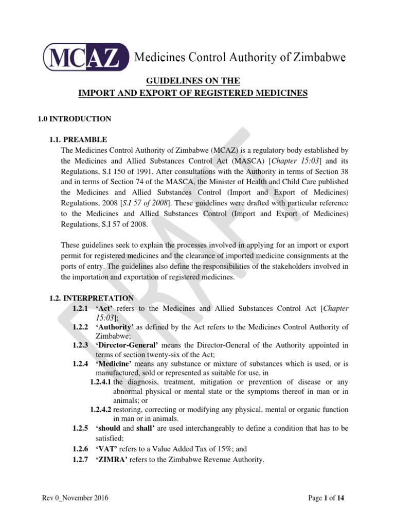 zimbabwe-guidelines-on-the-import-and-export-of-registered-medicines ...