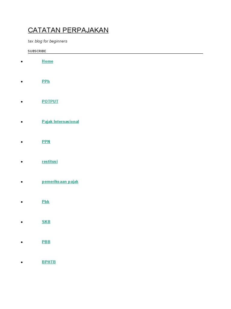 Soal PPH 21 Uts | PDF