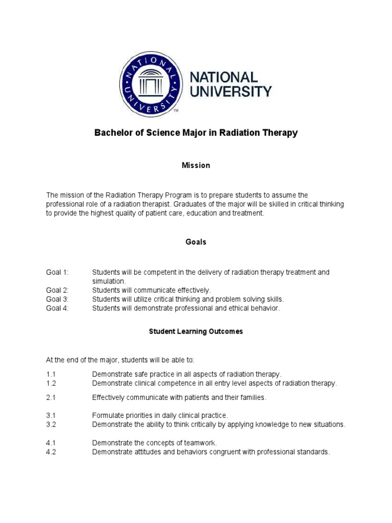 1 Program Mission Goals 2018 | PDF