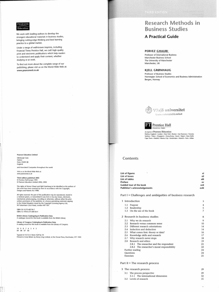 Research Methods in Business Studies PDF | PDF