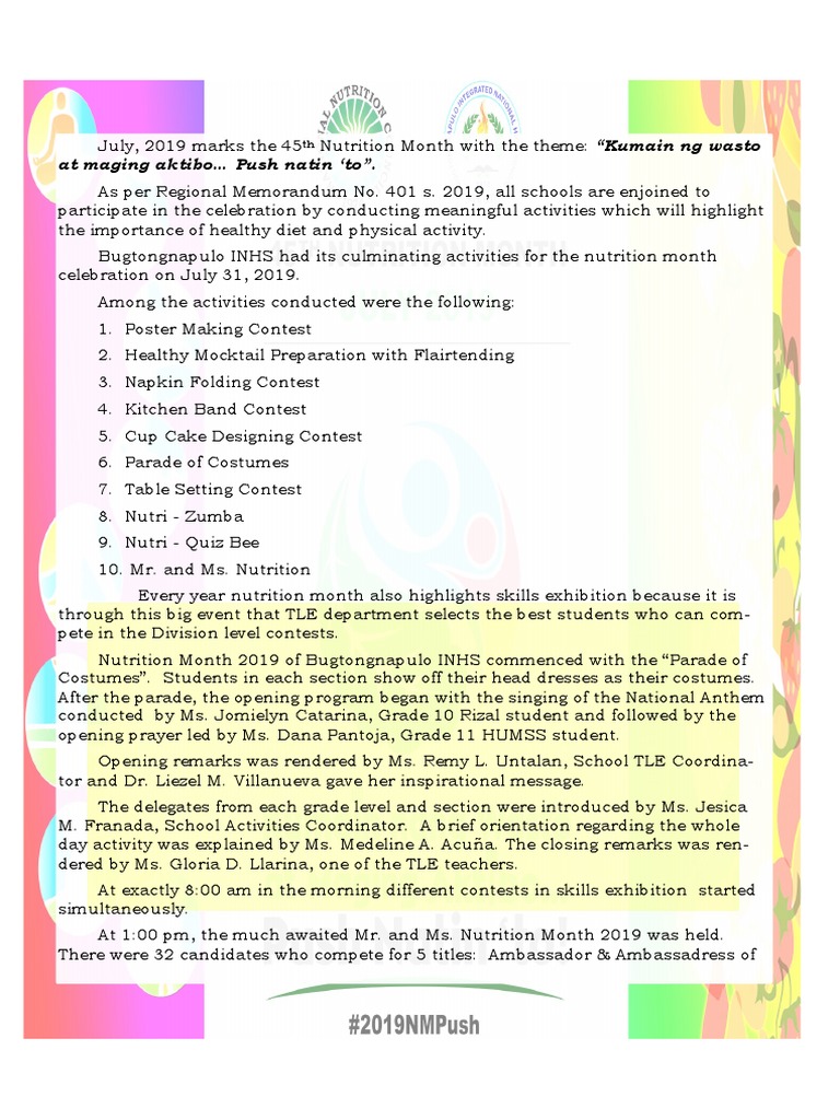 SAMPLE - Narrative Nutrition Month 2019 | PDF