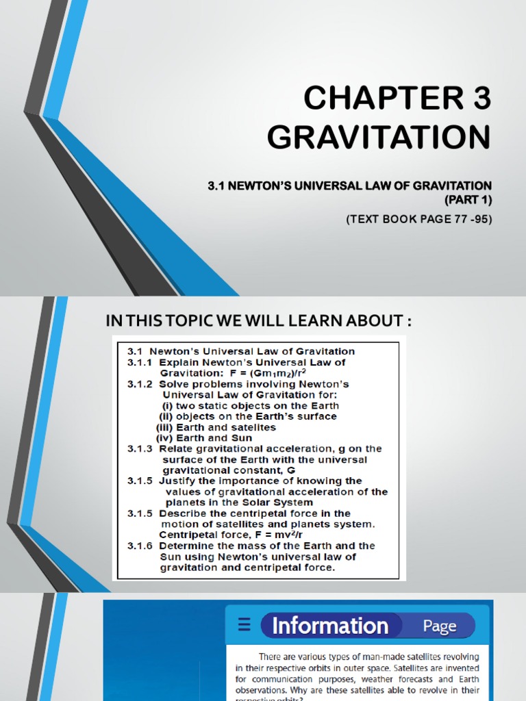 Newton's Universal Law of Gravitation: An Introduction to the ...