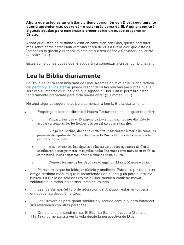 Vida Cristiana | PDF | Cristo (título) | Juan el apóstol