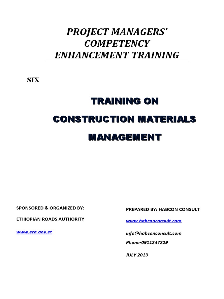Project Managers' Materials Management Training | PDF | Procurement ...