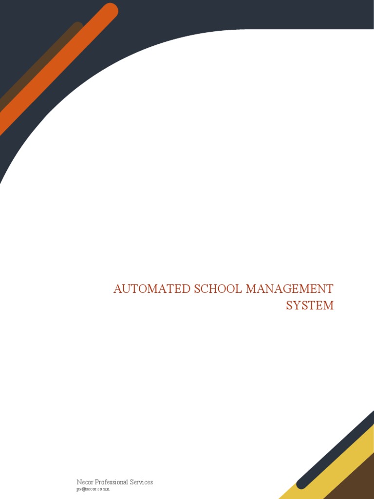 Automated School Management System Features | PDF | Enterprise Resource ...