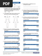 CSI Inventory and Scoring | PDF | Headache | Medicine