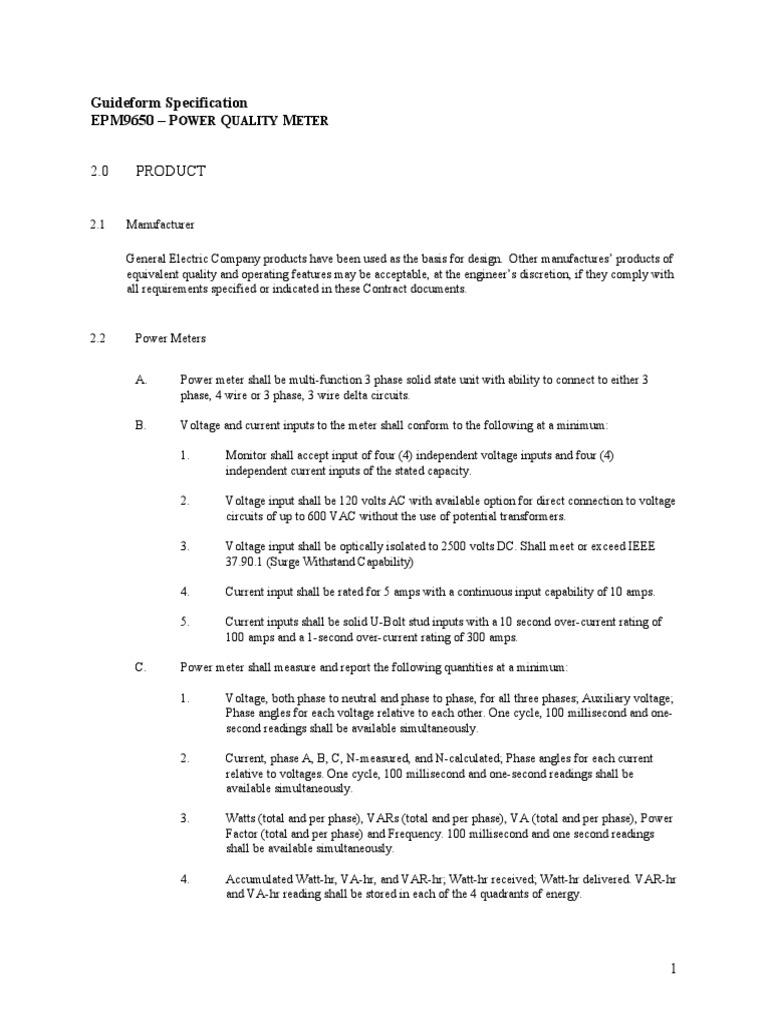 specification-for-a-multi-function-power-quality-meter-with-advanced