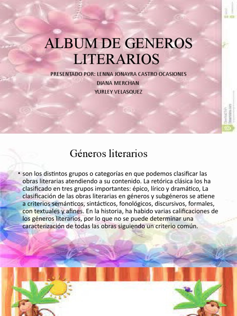 Album de Generos Literarios | PDF | Poesía