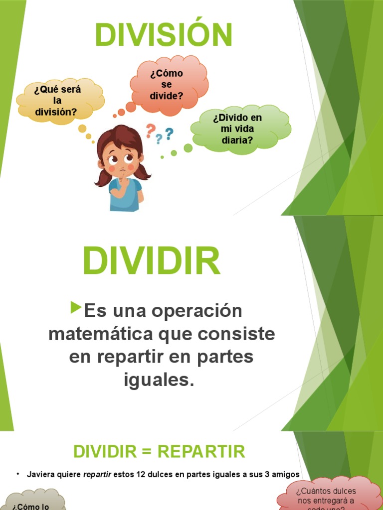 División: Repartir en Partes Iguales | PDF