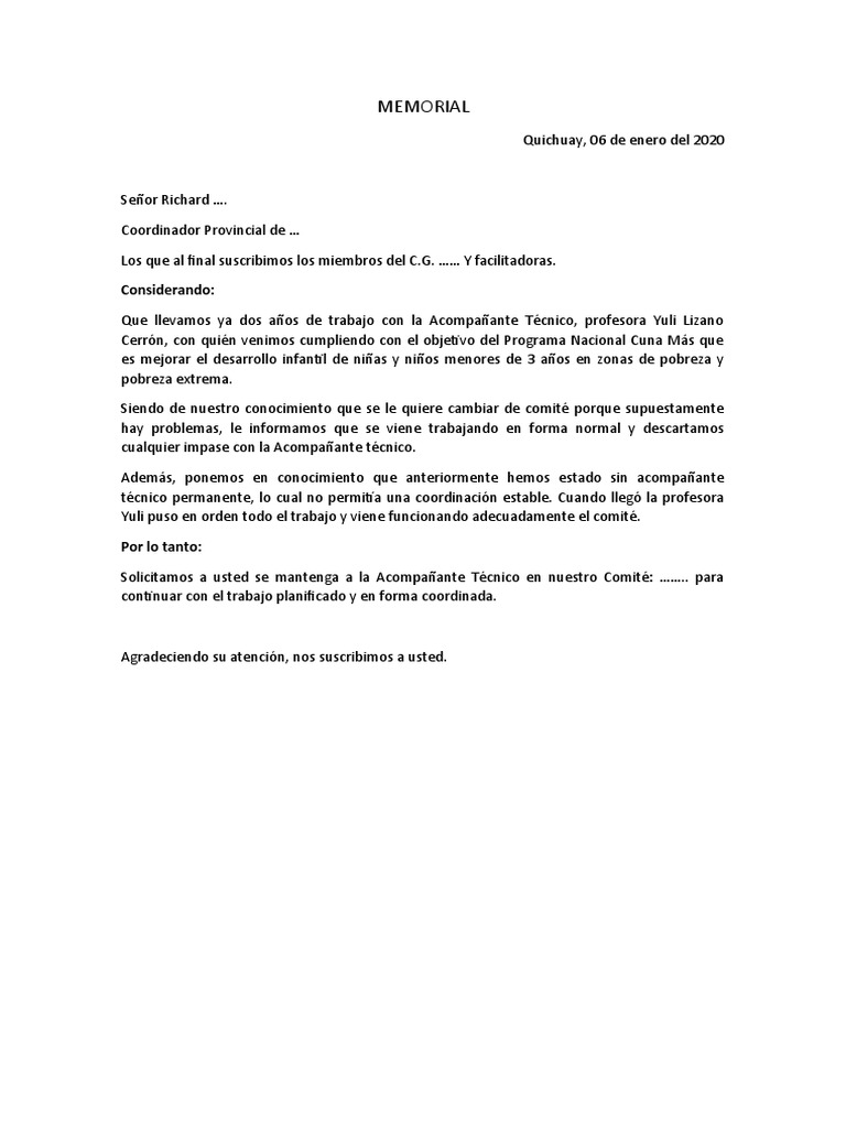 MEMORIAL Modelo | PDF | Crecimiento personal y profesional | Negocios