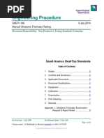 Ultrasonic Thickness Measurement Guide | PDF | Ultrasound | Calibration