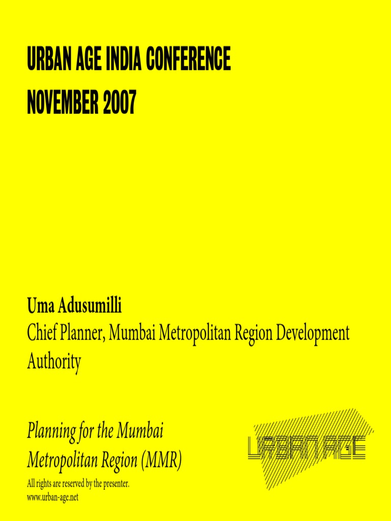 Mmrda PDF | PDF | Mumbai | Infrastructure
