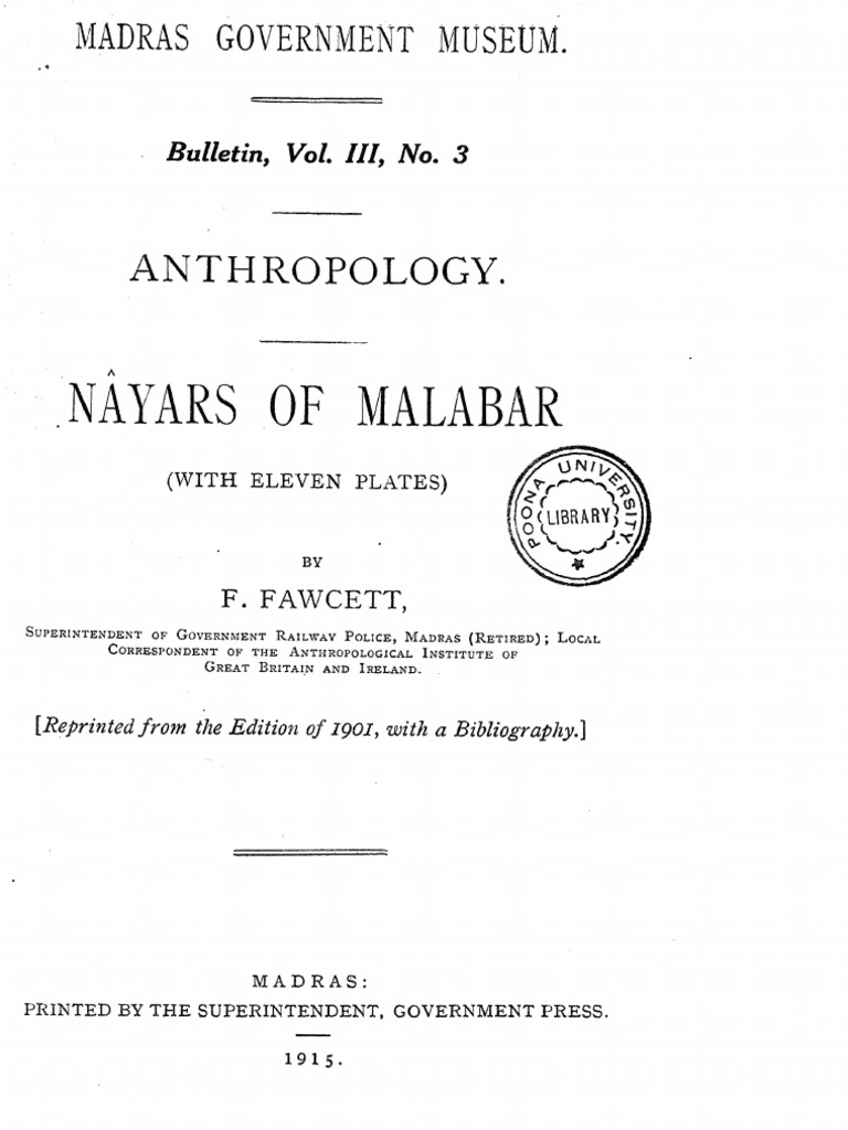 Nayars-Of Malabar PDF | PDF