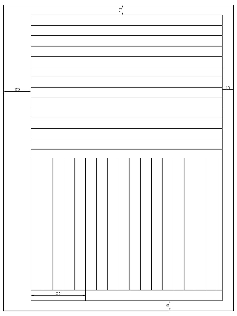 Lamina 1 - Lineas Verticales y Horizontales PDF | PDF
