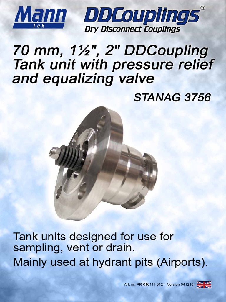 Tank Units Designed For Use For Sampling, Vent or Drain. Mainly Used at ...