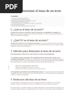 Guía para Definir Tema y Subtema | PDF