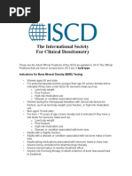 2023 ISCD Adult Positions | PDF | Osteoporosis | Clinical Medicine
