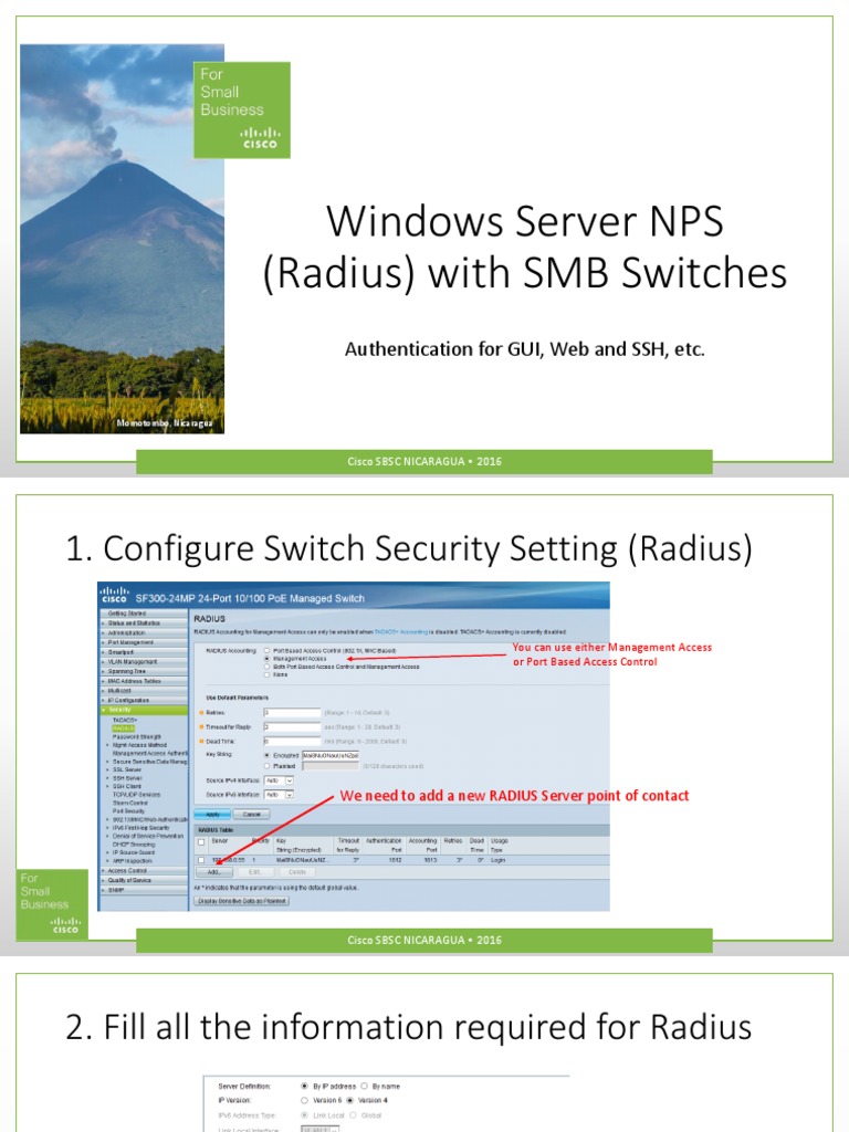 Windows Server NPS (Radius) With SMB | Download Free PDF | Radius ...