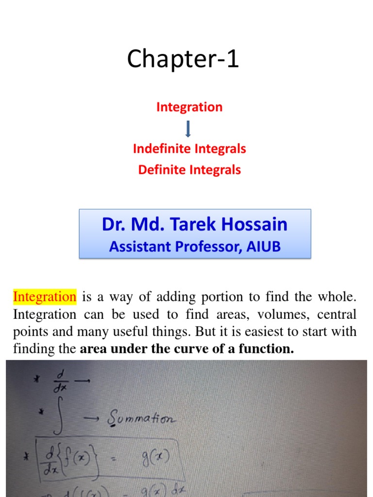 Integration-1 PDF | PDF | Integral | Interval (Mathematics)