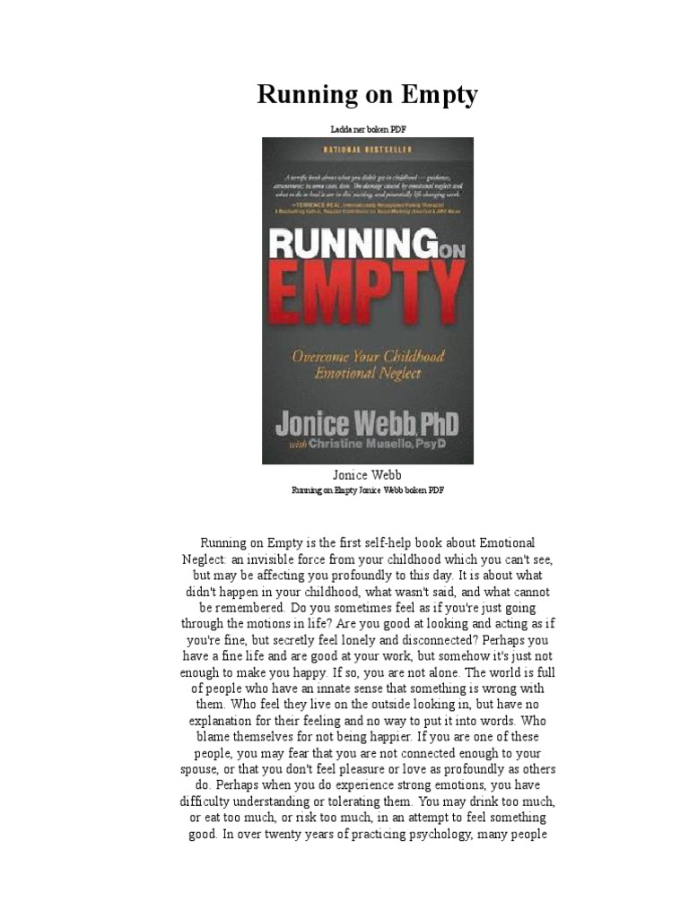 Running on Empty: Healing Emotional Neglect | PDF | Self-Improvement ...