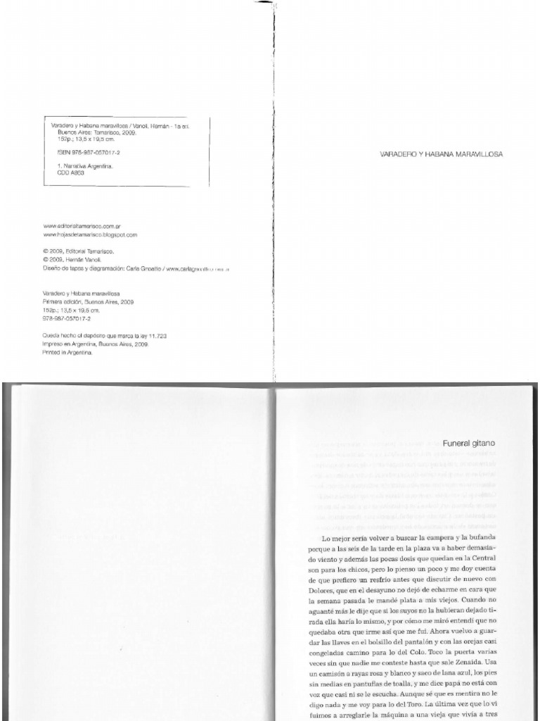 Vanoli-Funeral Gitano | PDF