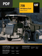 Caterpillar 775E Rock Truck Specs & Dimensions - RitchieSpecs | PDF ...