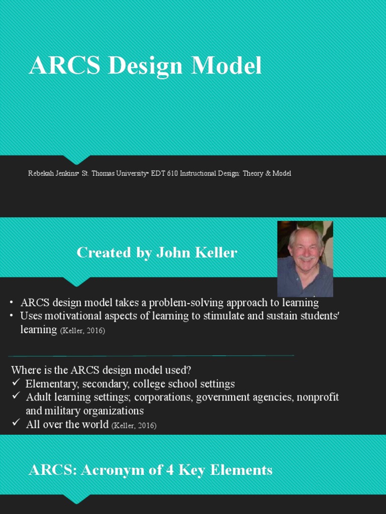 Arcs Design Model 3 | PDF | Instructional Design | Motivation