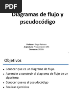 Algoritmo, Pseudocódigo y Diagrama de Flujo | PDF | Algoritmos | Programación de computadoras