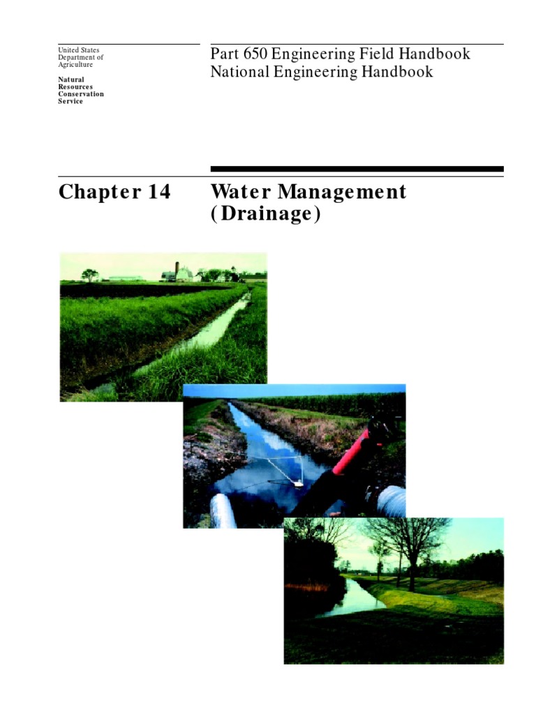 Chapter 14 Water Management (Drainage) | PDF | Drainage | Wetland