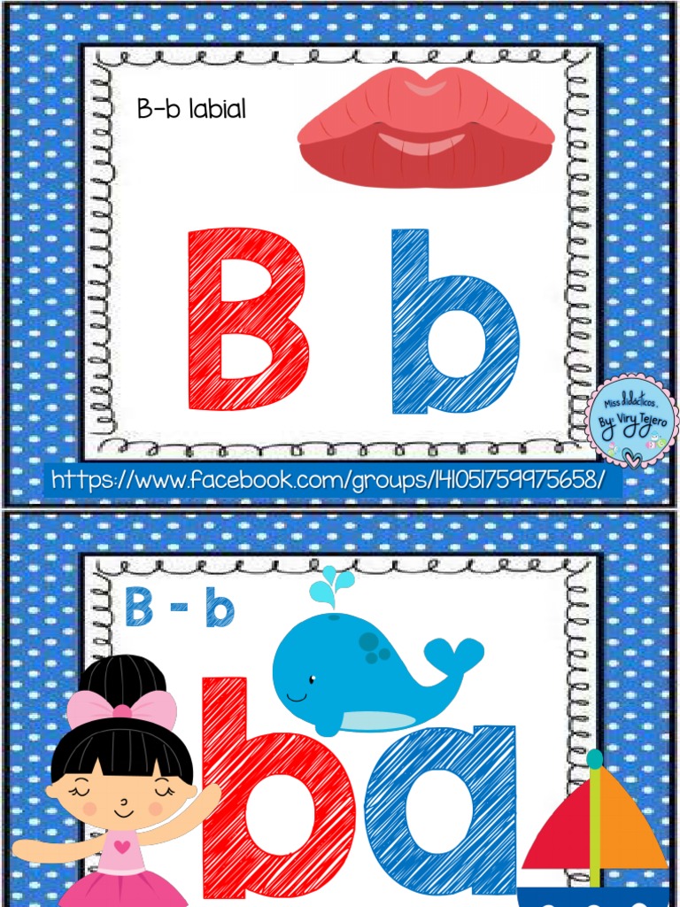 Tarjetas - Silabas B | PDF