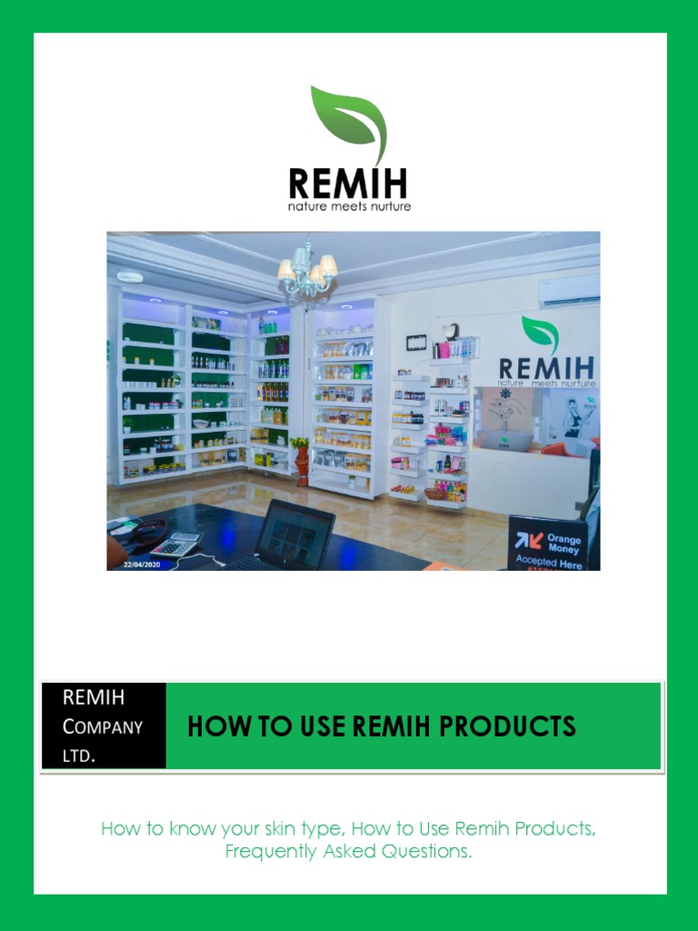 HOW TO USE REMIH PRODUCTS Updated PDF | PDF | Skin Care | Soap