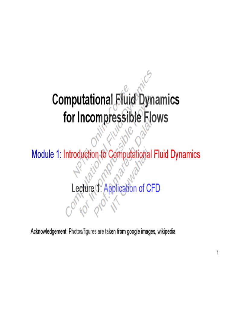 Computational Fluid Dynamics For Incompressible Flows | PDF | Computational Fluid Dynamics ...