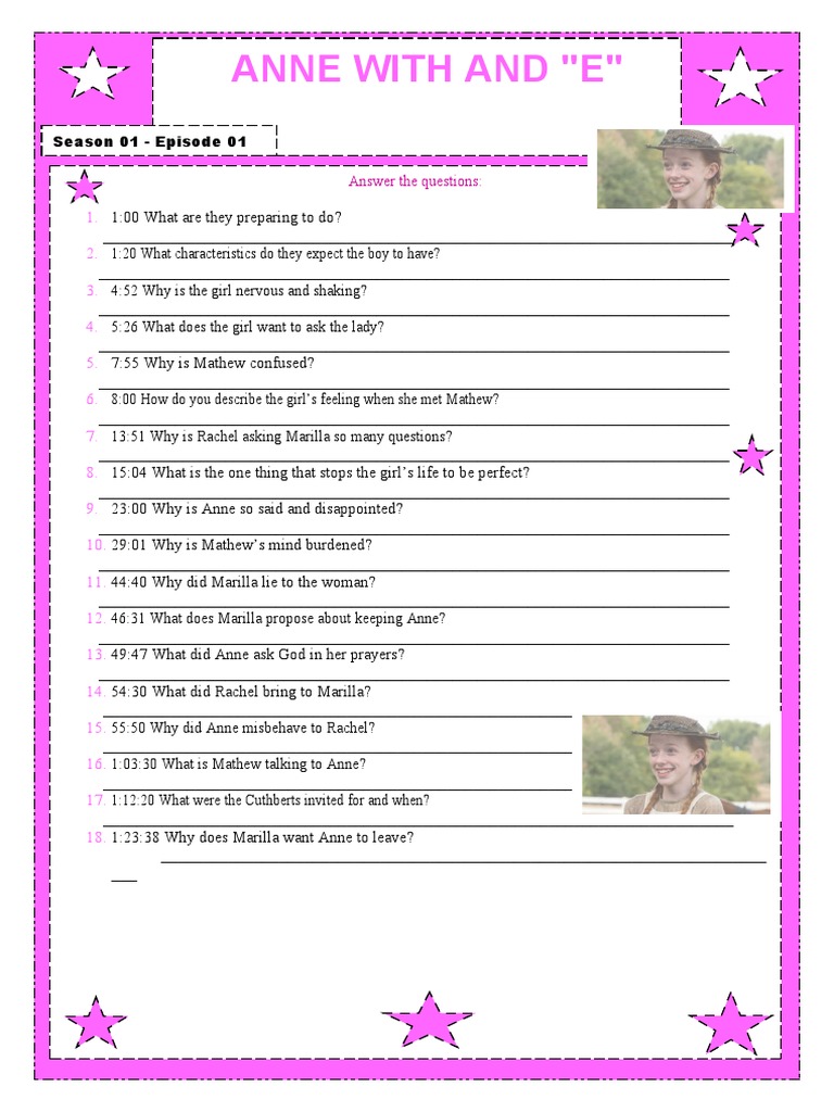 Anne With An "E" | PDF