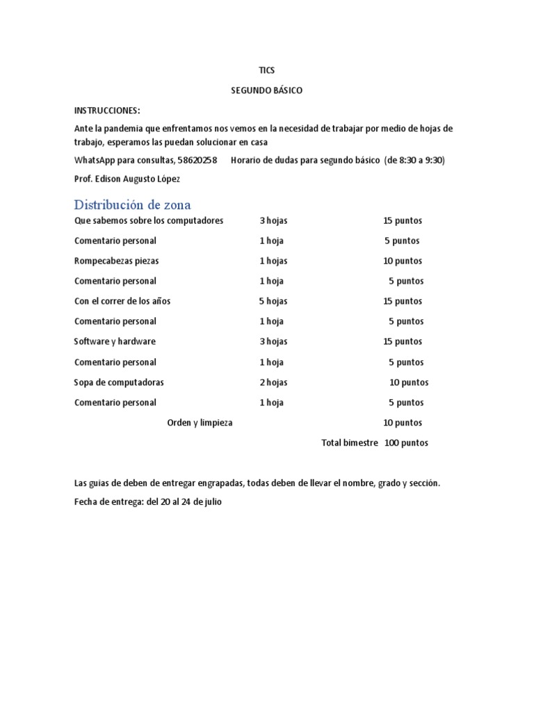 Guias De Tics Pdf Tecnología De Información Y Comunicaciones